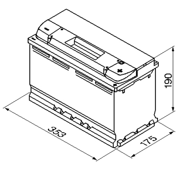 Batterie Bosch S4013 12V 95Ah 800A